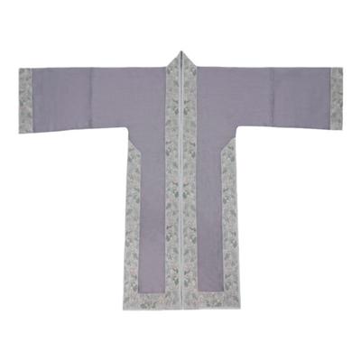 上遥居宋全缘边绣花长衫吊带百迭