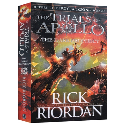英文原版小说 The Trials of Apollo 阿波罗的审判系列2 三部曲第二卷 The Dark Prophecy黑暗寓言 波西杰克逊percy Jackson