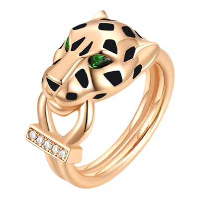 GXIAOXIAO气质高级豹子戒指