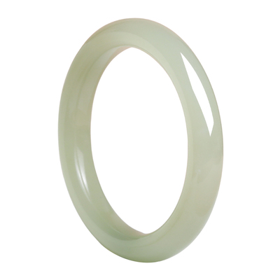 天然和田玉手镯晴水美人条玉镯