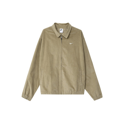 Nike/耐克正品男款灯芯绒翻领拉链长袖夹克外套DX9071-247