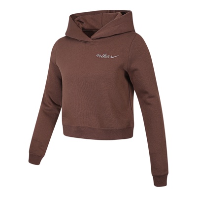 Nike耐克女子2025冬季新款经典修身加绒短款连帽衫IM7495-265-441