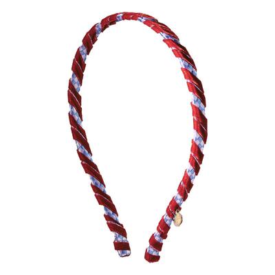 sorbet发箍丝绒红色条纹高级感