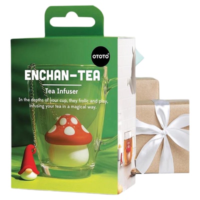 以色列OTOTO-超萌蘑菇茶滤泡茶器 可重复使用散茶冲泡器 创意礼物