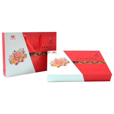 帝王整朵牡丹花朵茶菏泽特产礼盒