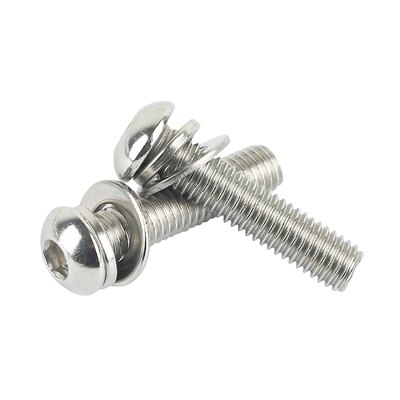 304不锈钢圆头螺丝内六角