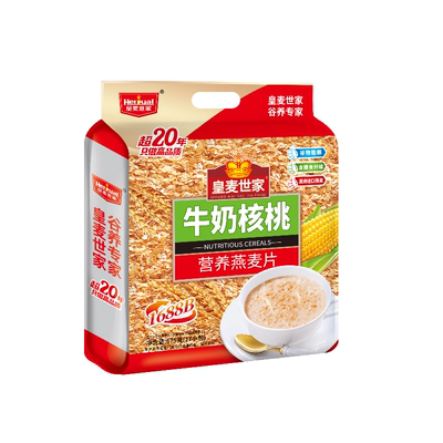 皇麦世家中老年饮免高钙燕麦片