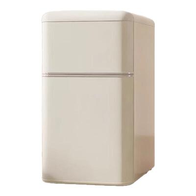 复古小冰箱双门小型迷你冰箱