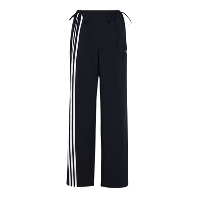 阿迪达斯三叶草女缎带透气长裤