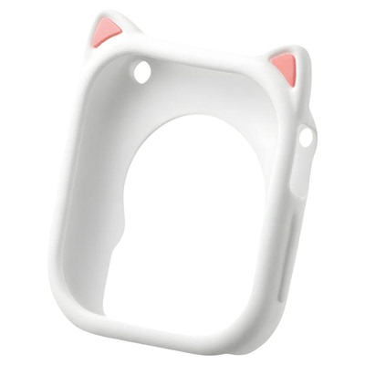 适用红米watch6表壳保护套猫耳redmiwatch6液态可爱硅胶创意智能运动手表软壳表盘抗震防摔刮膜保护壳jw配件