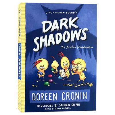 英文原版小鸡特工队4The Chicken Squad #4 Dark Shadows:Yes, Another Misadventure侦探推理小说章节书小学生课外读物7-10岁
