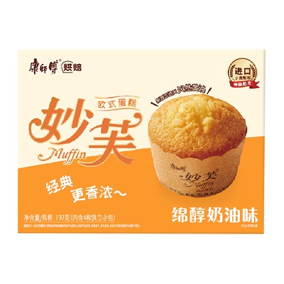 康师傅奶油味欧式妙芙蛋糕