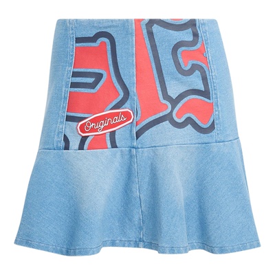 Adidas/阿迪达斯官方正品三叶草GFXSKIRT新款女时尚半身裙KC6274