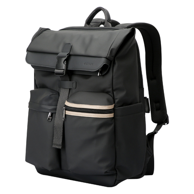 BOPAI/博牌老钱风商务双肩包男2025新款差旅扩容多功能电脑包背包