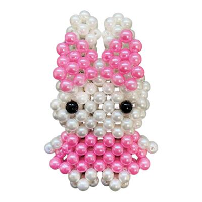 碳酸同款~超可爱兔子串珠发夹