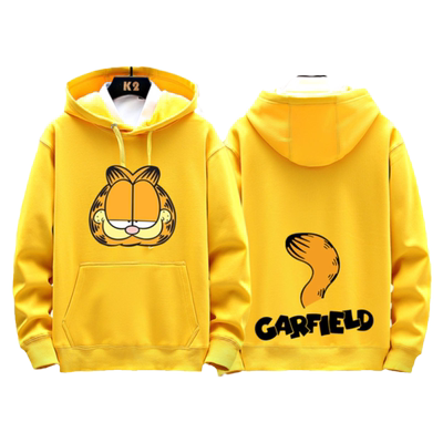 加菲猫加绒卫衣情侣装