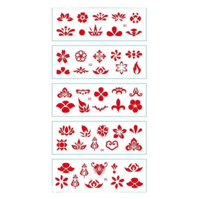 热销10w+儿童眉心贴花古风纹身贴