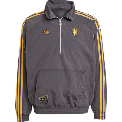 Adidas/阿迪达斯正品三叶草男士宽松梭织足球运动套头衫JN2825