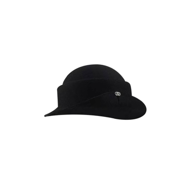 法式赫本风羊毛呢贝雷帽圆顶礼帽气质优雅千金帽冬季保暖渔夫帽女