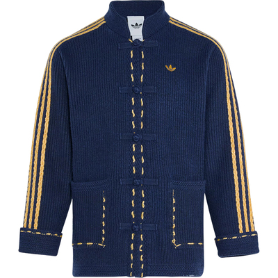 Adidas/阿迪达斯正品三叶草男女同款经典针织宽松夹克外套KR5064
