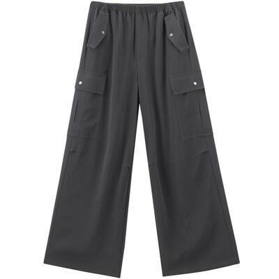 太平鸟商场同款26夏阔腿工装裤女