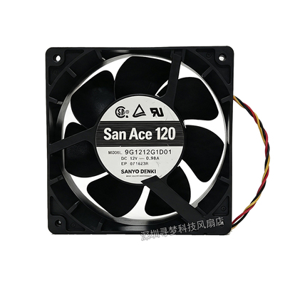 全新FANUC伺服SanAce120 9G1212G1D01 12V0.98A12038变频散热风扇