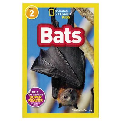 英文原版绘本National Geographic Kids Level2:Bats 国家地理分级阅读 少儿科普百科英语童书