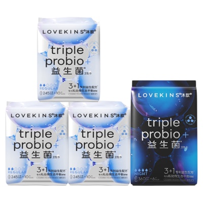 LOVEKINS/沐歆超薄益生菌卫生巾