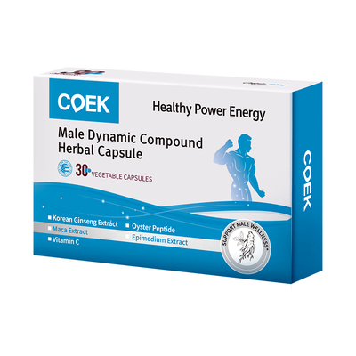 coek男士OK活力胶囊玛咖牡蛎肽高丽参淫羊藿生蚝精美国保健品