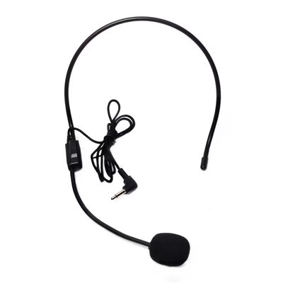 牧佳人小蜜蜂麦克风扩音器老师教师用有线领夹头戴式上讲课话耳麦