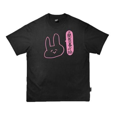 粵語日系可爱兔子印花短袖T恤