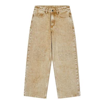 绣花秋季水洗刺绣牛仔裤秋季新品