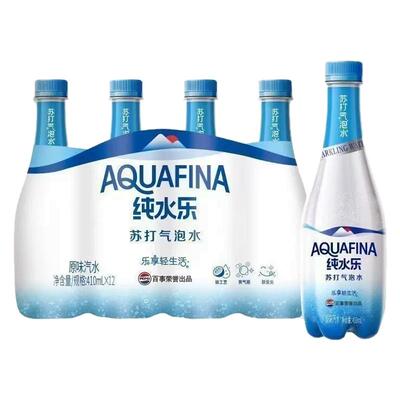 百事纯水乐410ml*12瓶苏打气泡水
