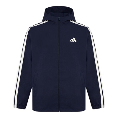 Adidas/阿迪达斯正品春秋男士拉链梭织运动复古夹克外套KV5945