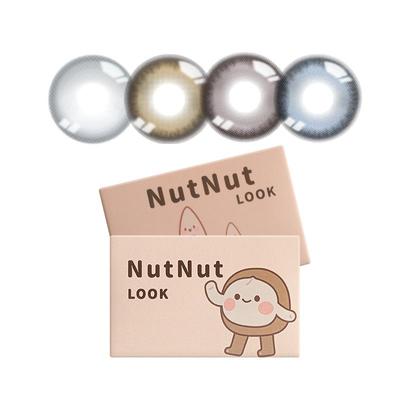【我的男孩系列】坚果力美瞳半年抛轻混血高光款 NUTNUTLOOK1片