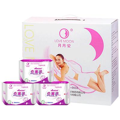 负离子卫生巾月月爱夜用