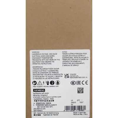 询价-软启动器3RW30281BB04型号3RW可维修