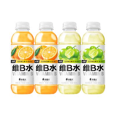 外星人低糖维B水双果味500ml×4瓶