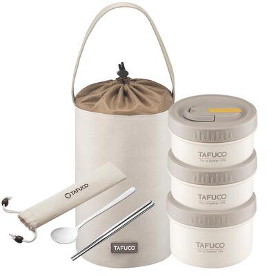 泰福高316L不锈钢独立饭盒