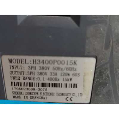 询价-众辰变频器H3400P0015K一台可维修