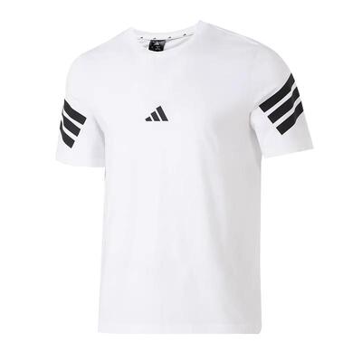 Adidas阿迪达斯男装2025夏季新款M FI 3S REG T休闲短袖T恤JD4880