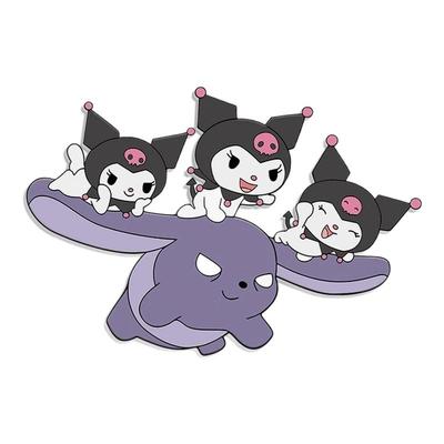 公主房床头背景三丽鸥墙贴