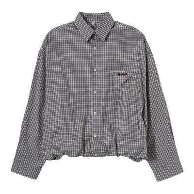 Hualun薄款格子防晒衬衫