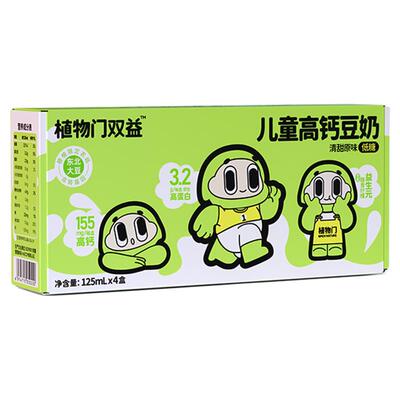 植物门益生元豆奶125ml*4