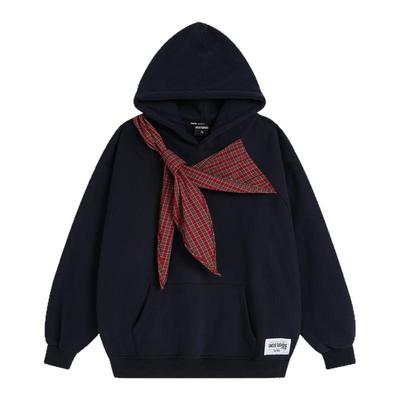 INSstudios蝴蝶结绑带连帽卫衣