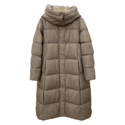 C●2025冬季新品 羽绒服女时尚长款宽松加厚保暖白鸭绒外套9506