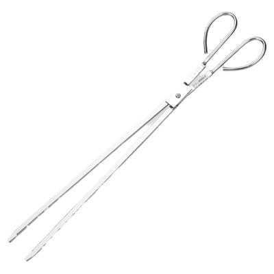 升级款不锈钢火钳子烧烤碳