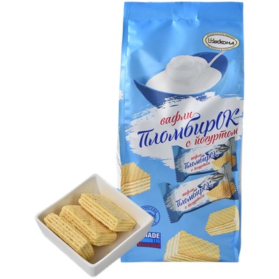 进口阿孔特冰淇淋味威化饼干