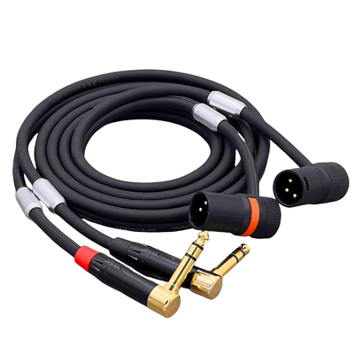 卡侬线6.5转卡侬6.35大三芯TRS线