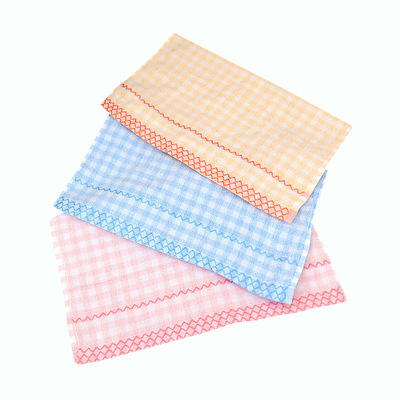 上海丝光毛巾快鹿快鹿棉薄格子